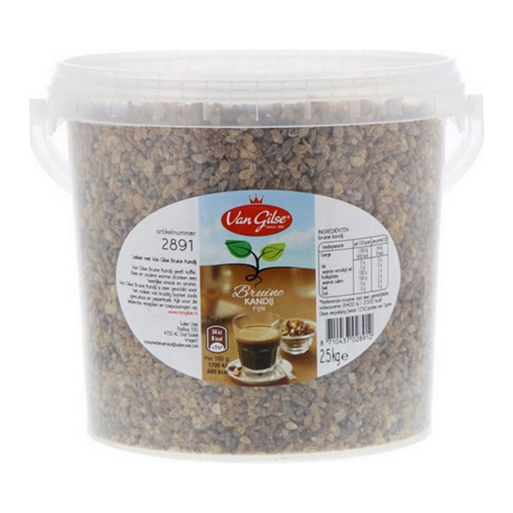 Van Gilse - Brauner Kandis-Zucker fein - 2,5kg | Foodworld XL DE
