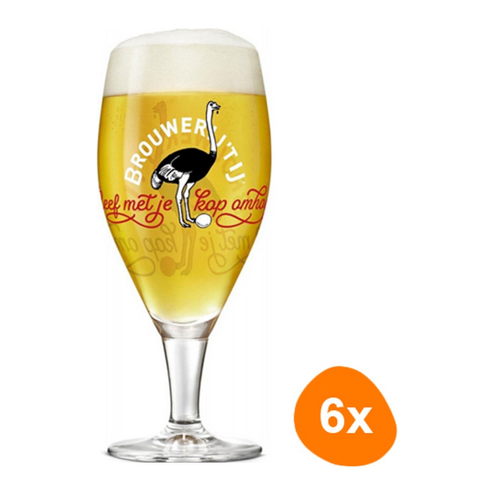 Brouwerij 't IJ - Bierglas auf Fuß 300ml - 6 Stück | Foodworld XL DE