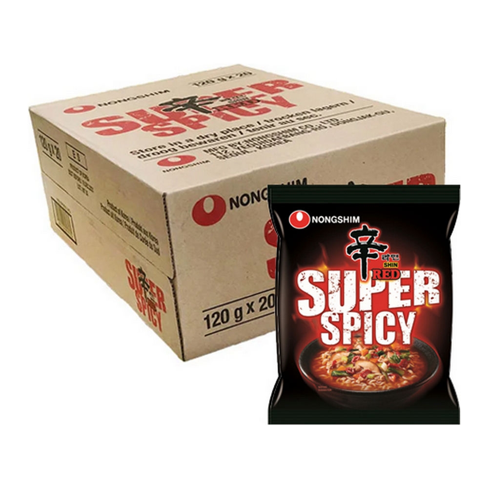 Nongshim - Instant Noodles Shin Red Super Spicy - 20 Stück | Foodworld ...