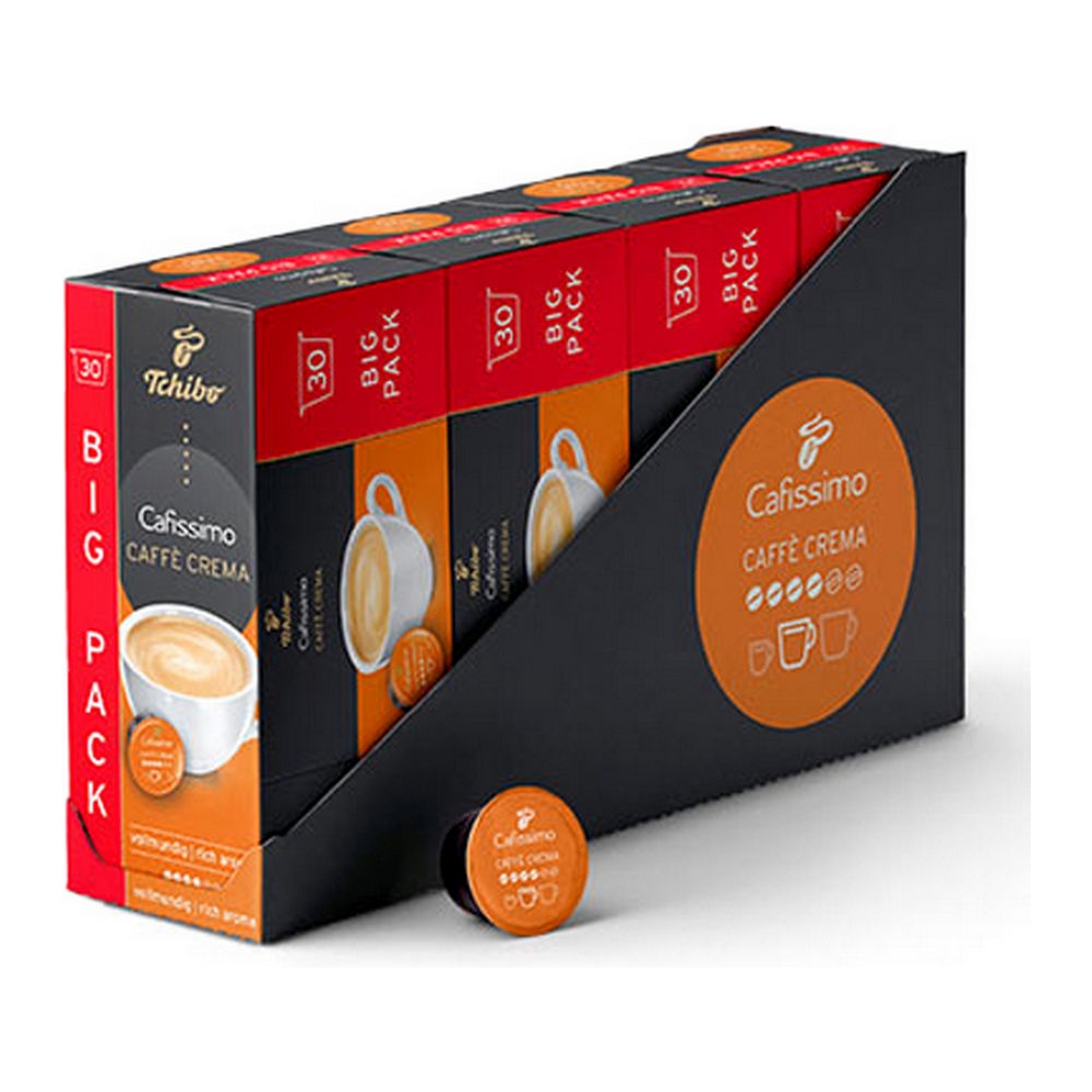 Tchibo - Cafissimo Caffè Crema vollmundig - 4x 30 Kapseln | Foodworld XL DE