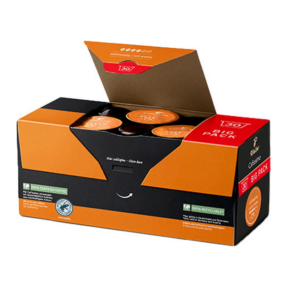 Tchibo - Cafissimo Caffè Crema vollmundig - 4x 30 Kapseln | Foodworld XL DE