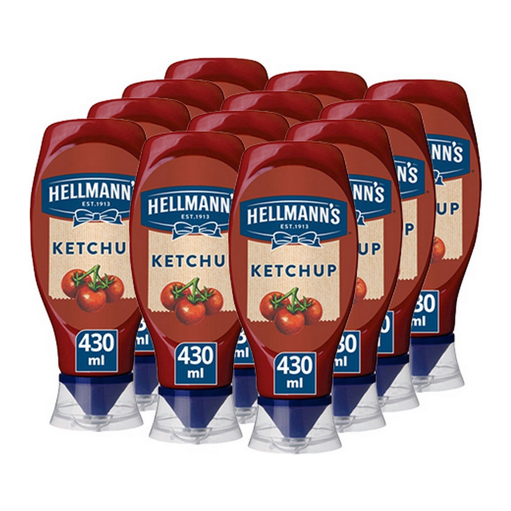 Hellmann's - Ketchup - 12x 430ml | Foodworld XL DE